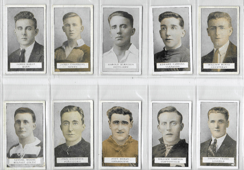 Gallaher "Famous Footballers" (green back) 1925, the set of 100, good ...